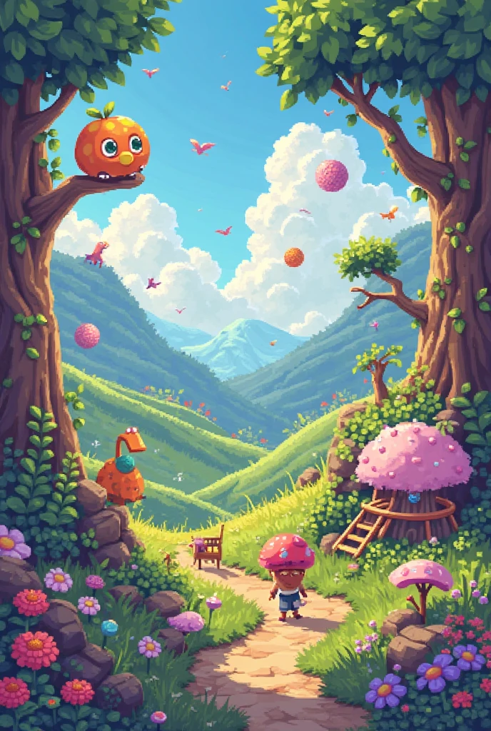 It should be 2d pixelated - SeaArt AI