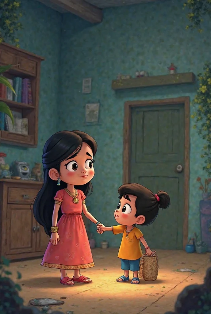 Cartoon cinematicEk chhoti si ladki, jiska naam Anaya tha, ek shaam ...