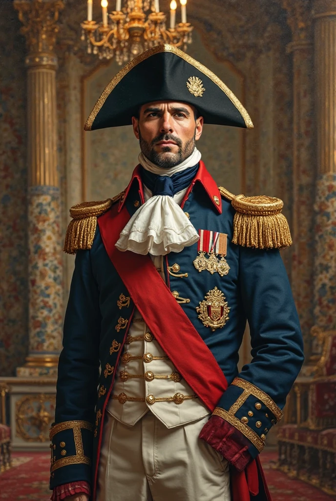 Pep Guardiola in a Napoleon costume - SeaArt AI