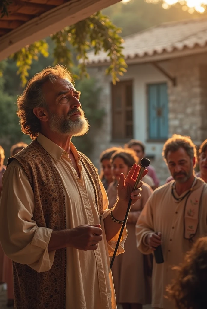 Video of a Greek man singing - SeaArt AI