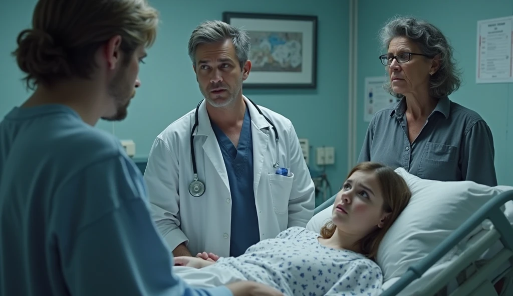 "A dramatic hospital scene where a Jehovah’s Witness family is in a ...