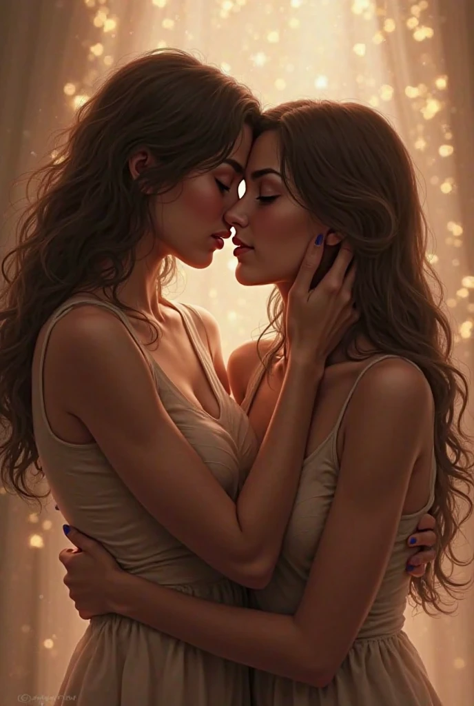 Kiss each other - SeaArt AI