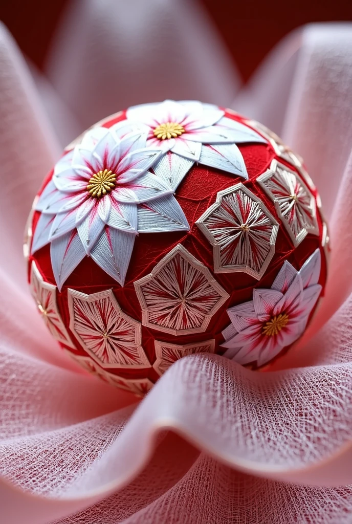 Design a mesmerizing, close-up digital artwork merging traditional ...