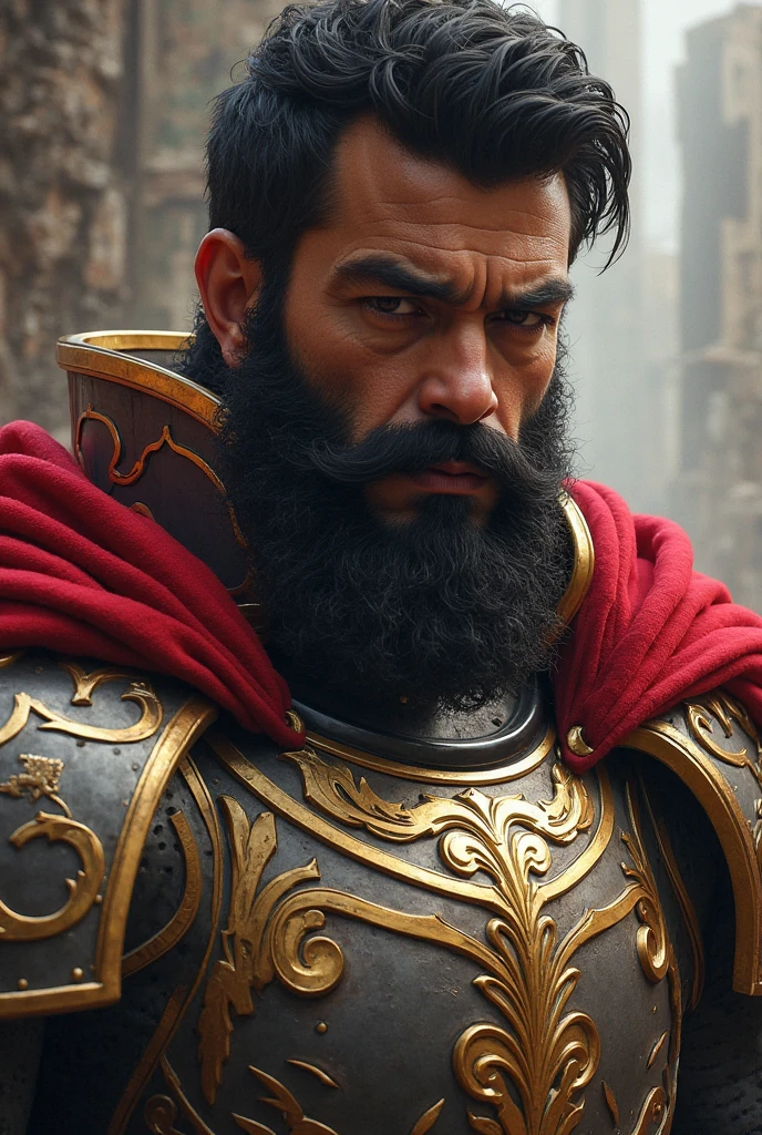 Aparência: Magnus has an imposing stature, with dark brown skin and ...