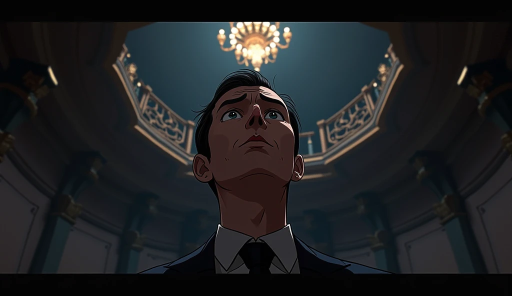6. 2D animated, Vivid, 4K HD — Low-angle shot ni Bernard na sumisilip ...