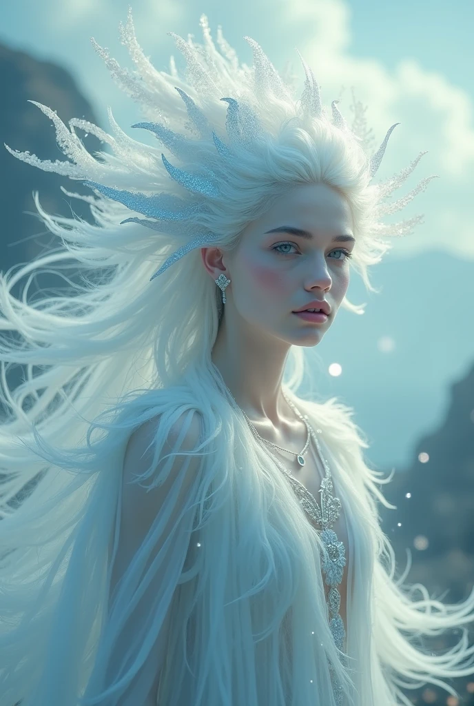 (Realistic)(petals, high detail, best quality) the Goddess of the ...