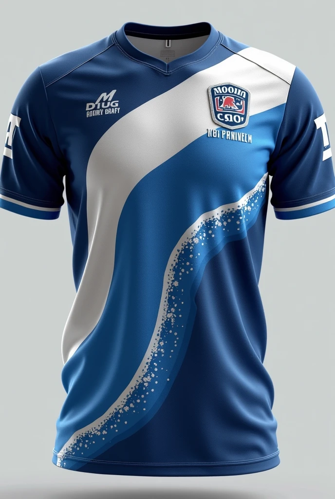“Sporty embroidered jersey with a premium embroidered badge. The design ...