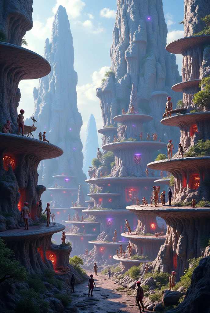 Alien Village - SeaArt AI
