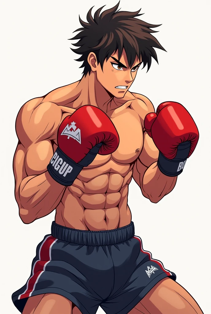 Very tight anime boxer boy - SeaArt AI