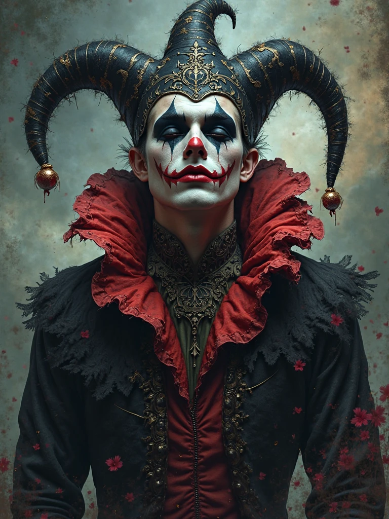 I asked an adult jester with a jester's face dressed as a jester only ...