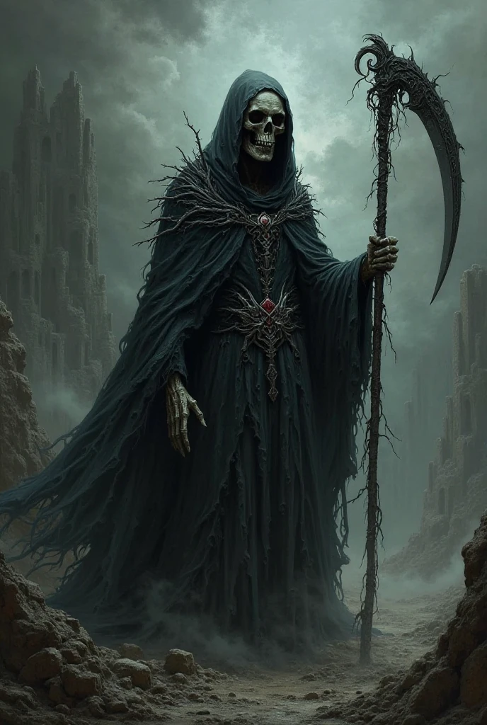 Avatar of death, gothic paint - SeaArt AI