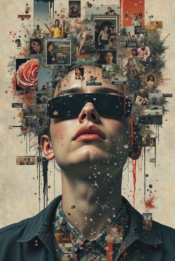 Make a collage about different ways of suffering from emotional ...