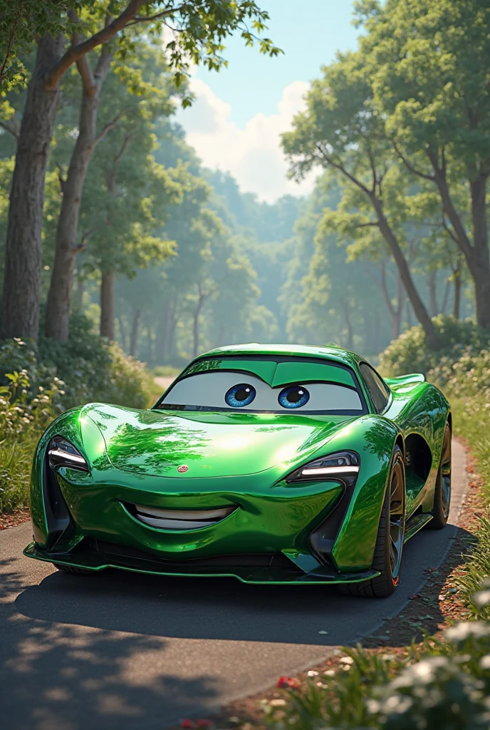 Create an image of ivy car mcqueen - SeaArt AI