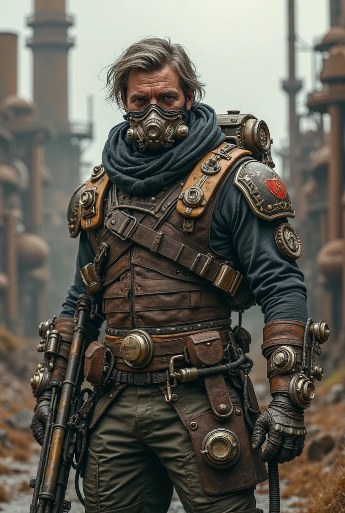 Soldier stea punk - SeaArt AI