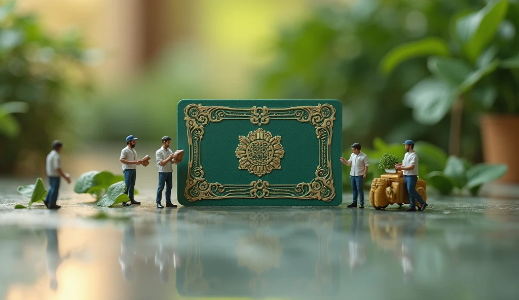 To create an advertisement in the style of **Tiny Figure** a business ...