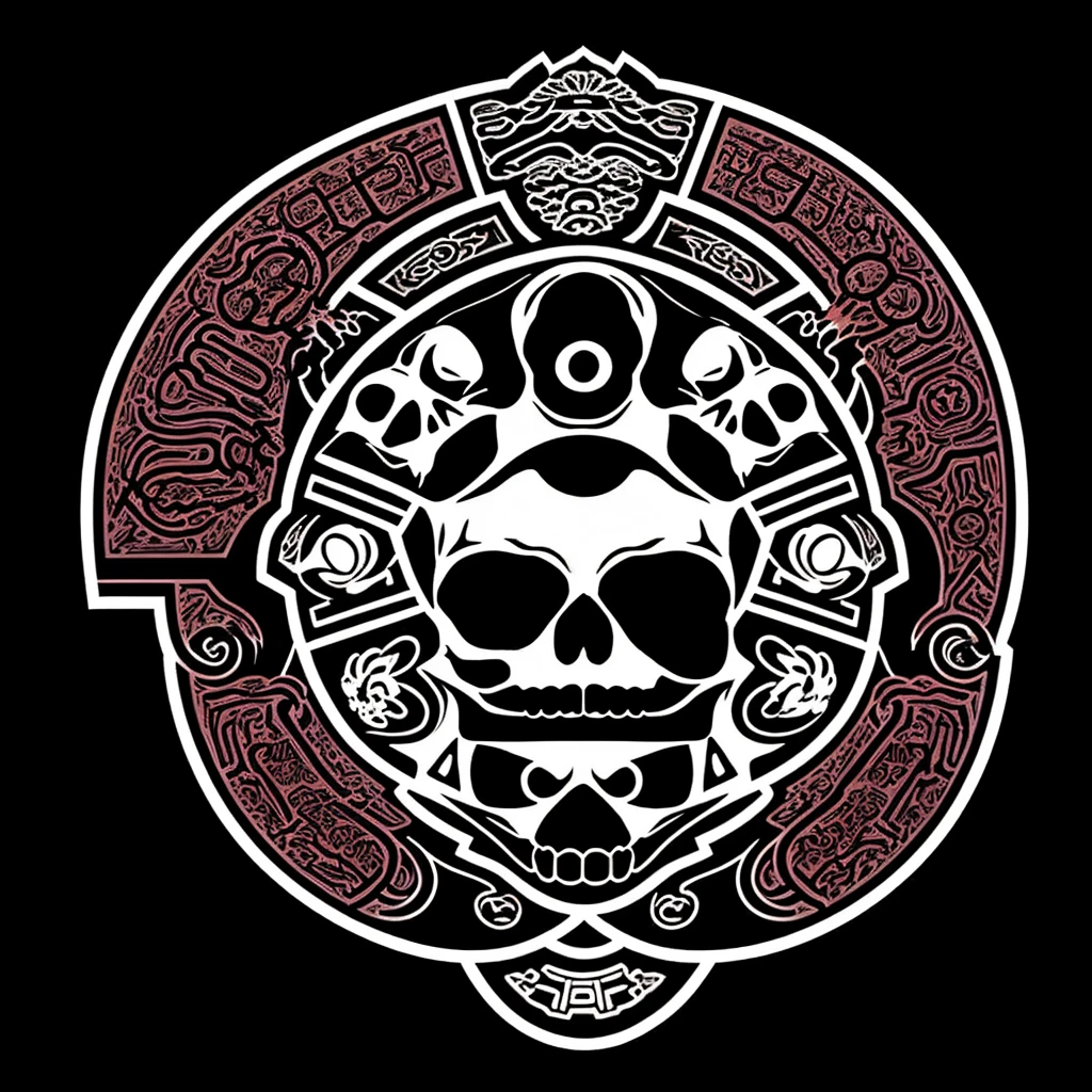 Bold and dynamic tribal-style album cover "SOWORKS," features a complex ...