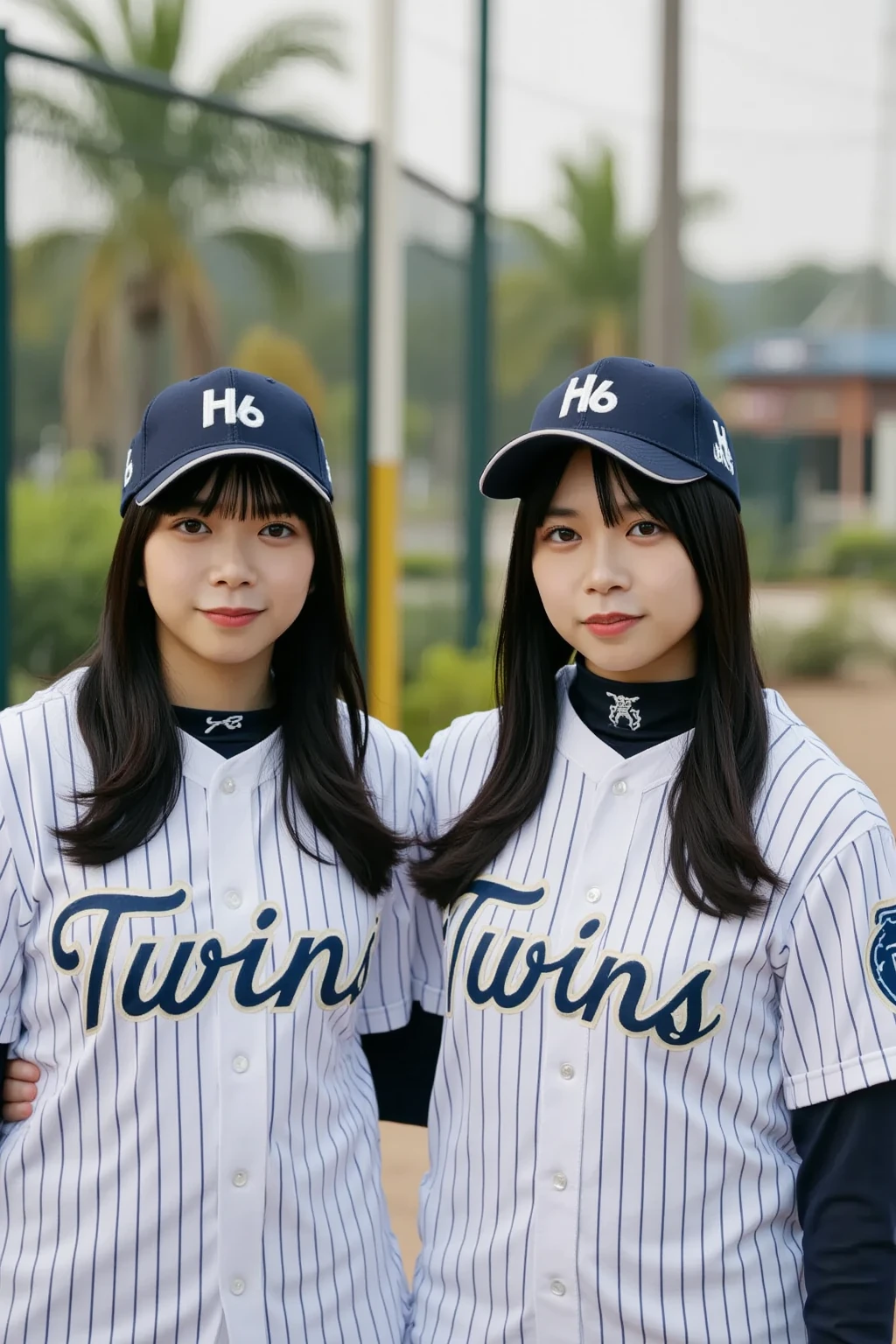 The high resolution photograph of two Japanese young women, photo ...