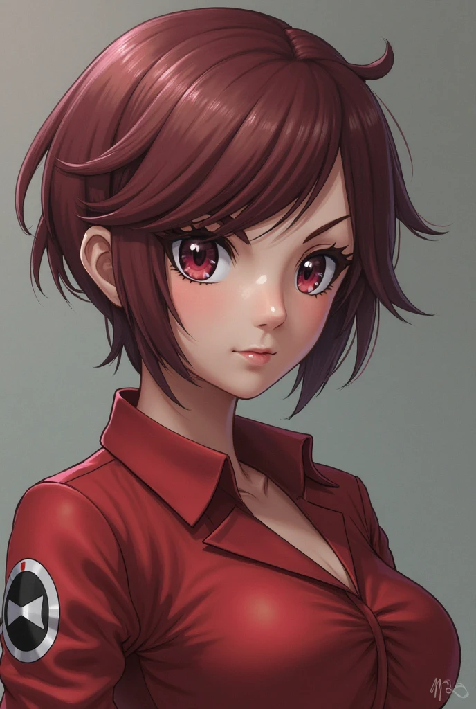 Create an image of Pokemon character, Courtney from Omega ruby and ...