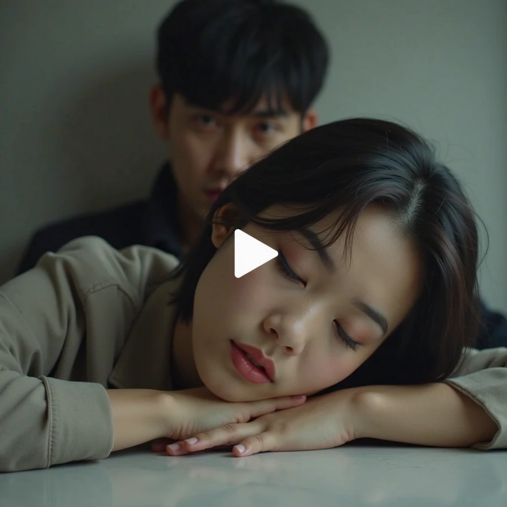 Asian woman beautiful model left hand supine on table and right hand ...