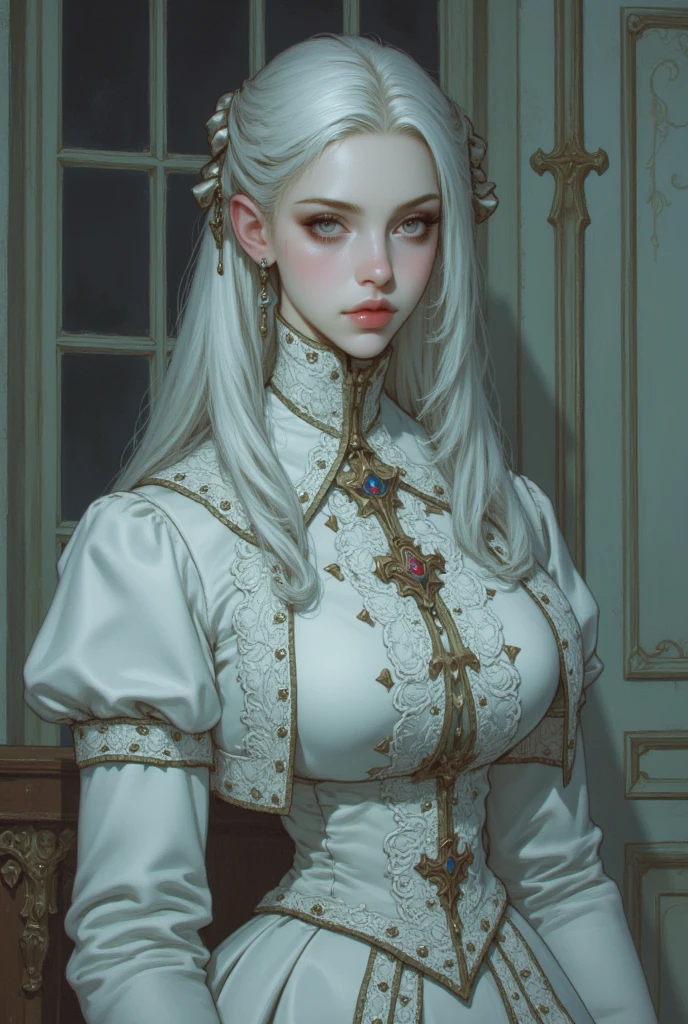 "An androgynous man character with a magnetic presence and an ...