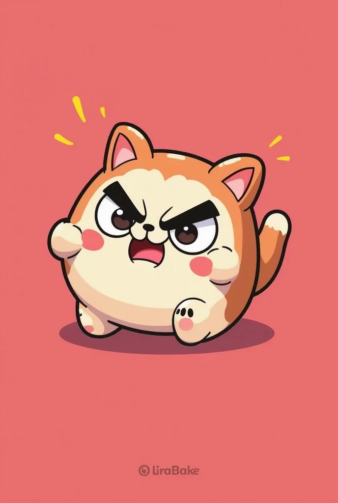 We are advertising for ramen brand I need a pink design with a cute ...