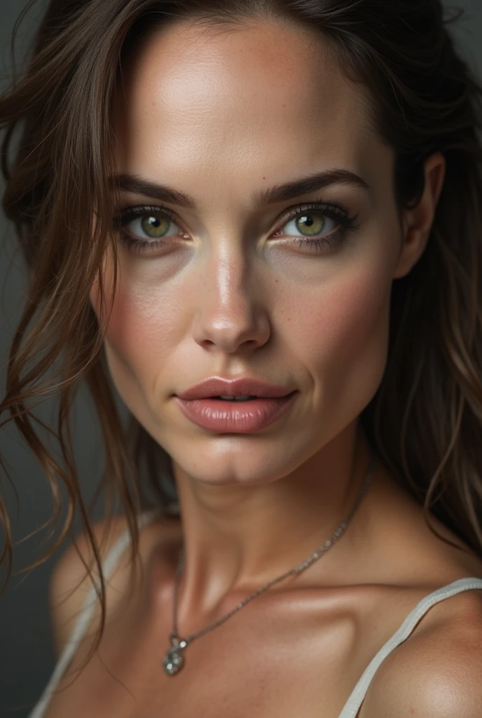 Angelina jolie impressive looks, ultra realistic close-up, ultra ...