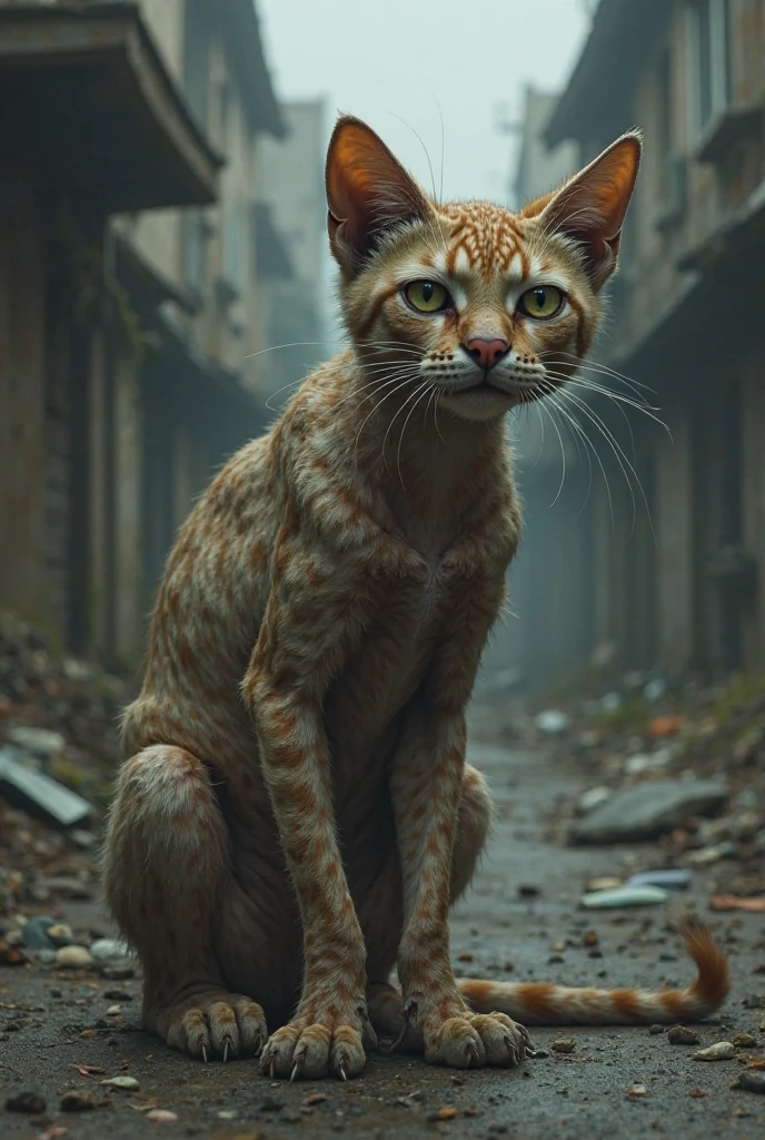 Very poor cat - SeaArt AI