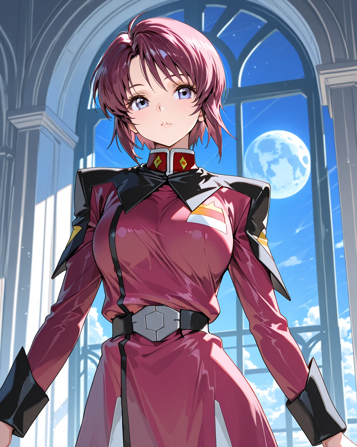 Uniform, (Luna Maria Hawke_Gundam Seed Destiny), masterpiece - SeaArt AI