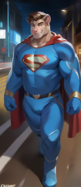 Alone , Big Man ., Standing on the road , posture ., The magic power of ...