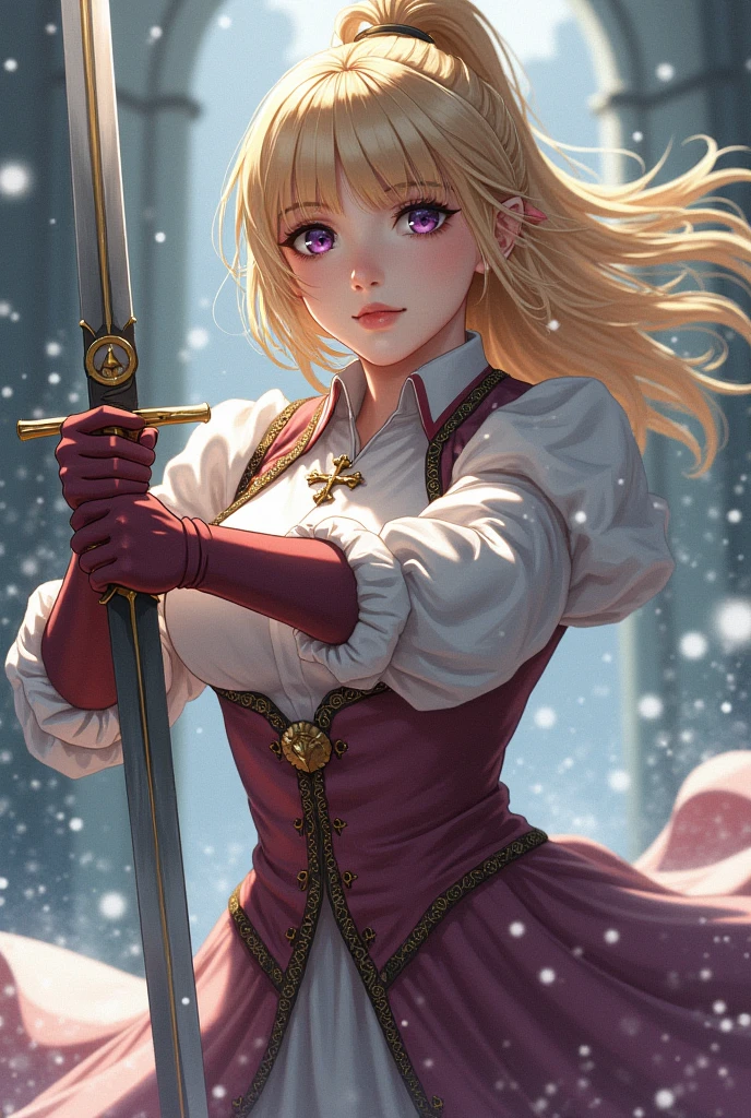 ((sword)) on the palm of the hand , A swordsman going into battle ...