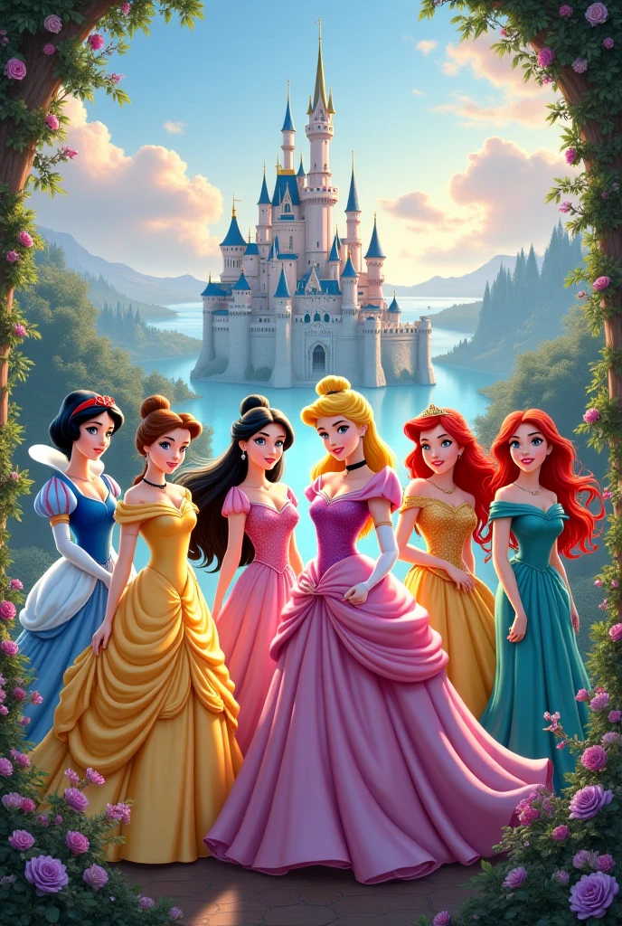 Disney princesses - SeaArt AI