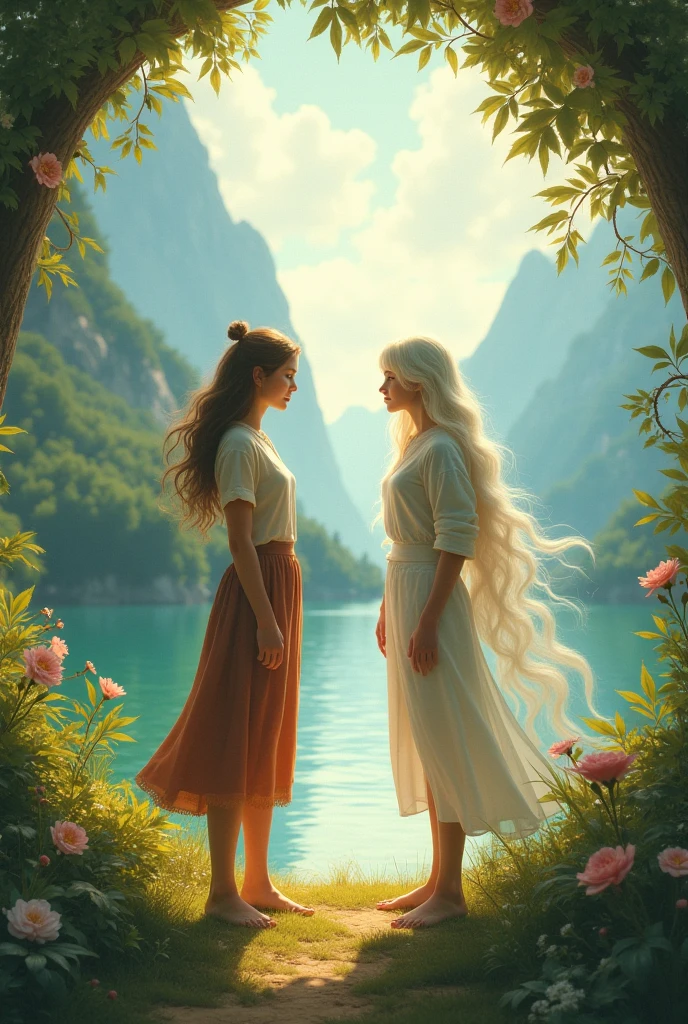 Create a beautiful image for me with these two names Beka Arrita ...