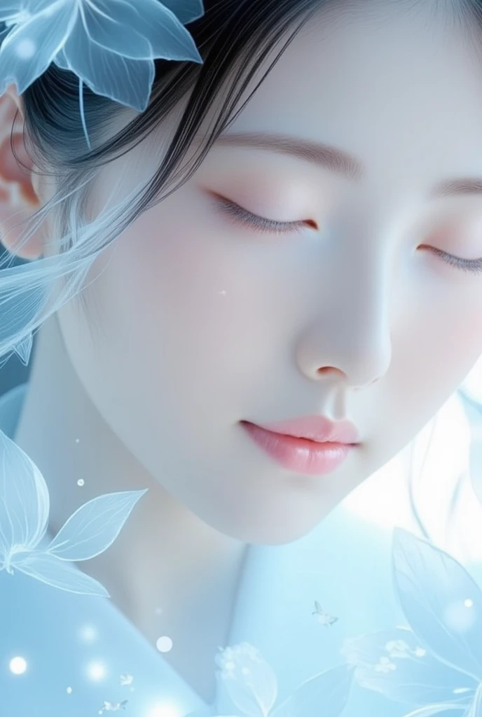 A fein-art-Portrait of an east-asian woman, ((, smiling :1.3 - SeaArt AI