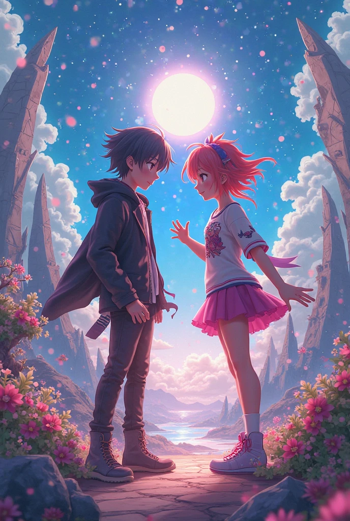 Create two anime characters and make it a video - SeaArt AI