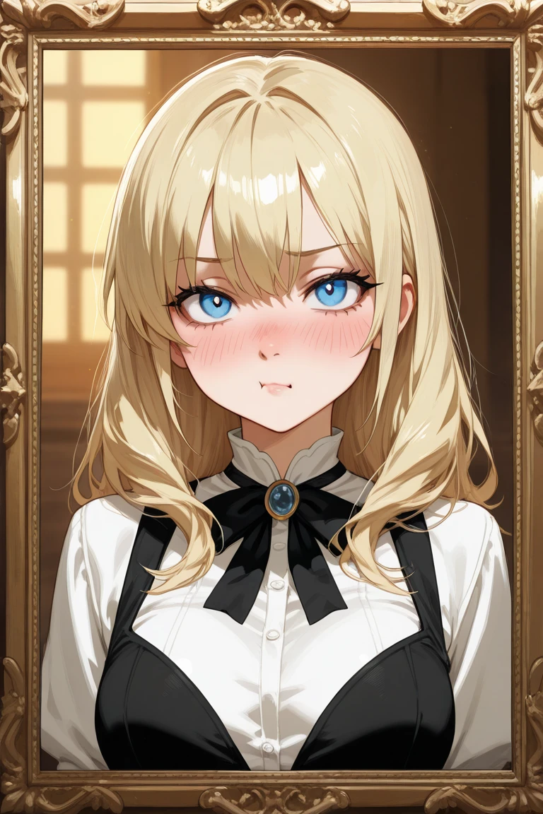 Her face is a masterpiece of softness and ethereal beauty, with ...