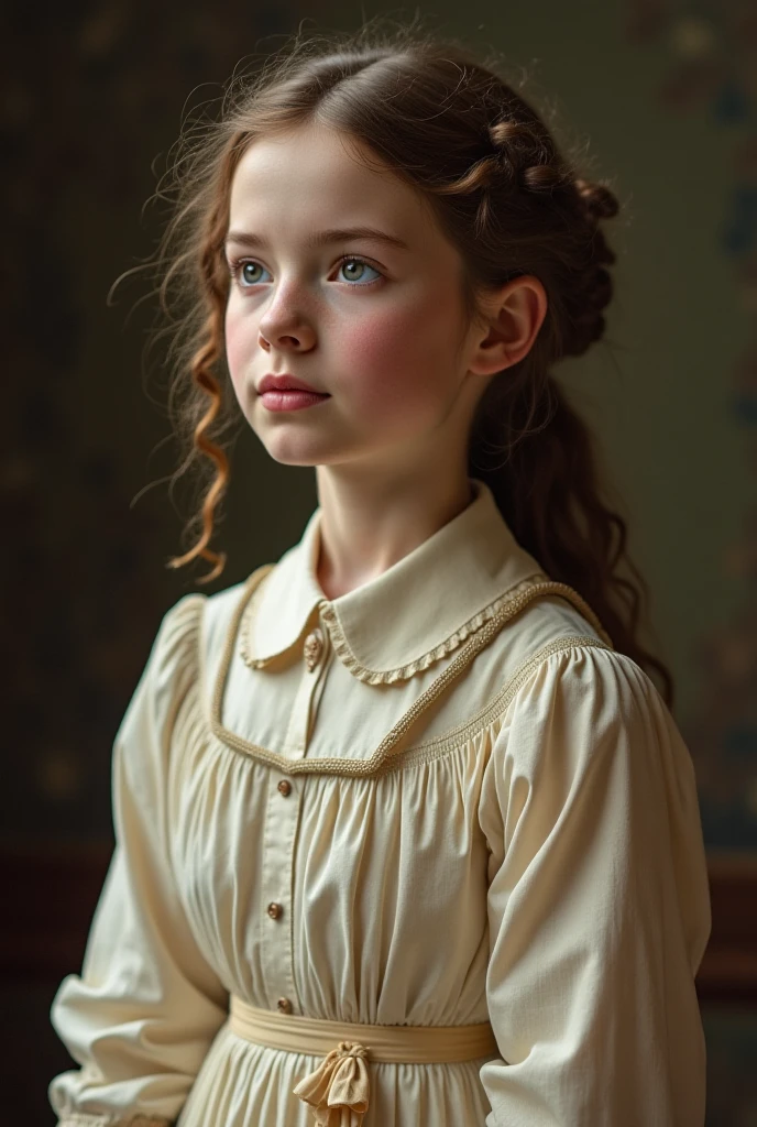 Make an image about this story "When the novel begins, the title ...