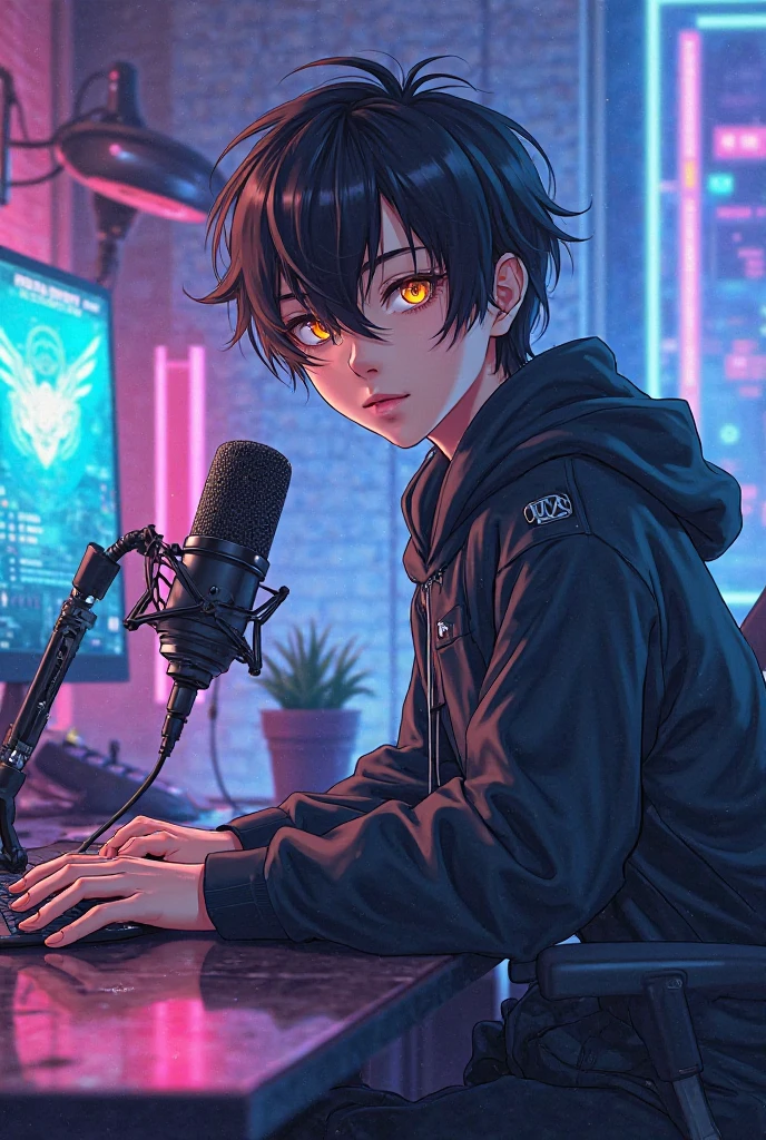 A highly detailed and visually stunning anime-style illustration of a ...