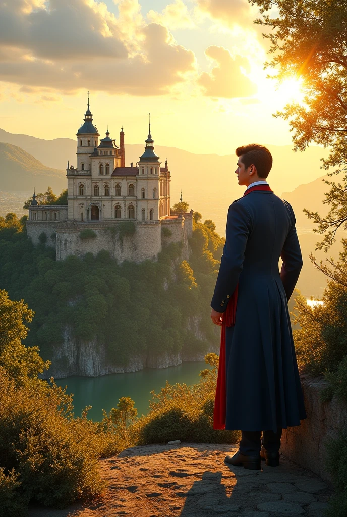 Marseilles (chateau) with Jose Rizal (make in landscape form of picture ...