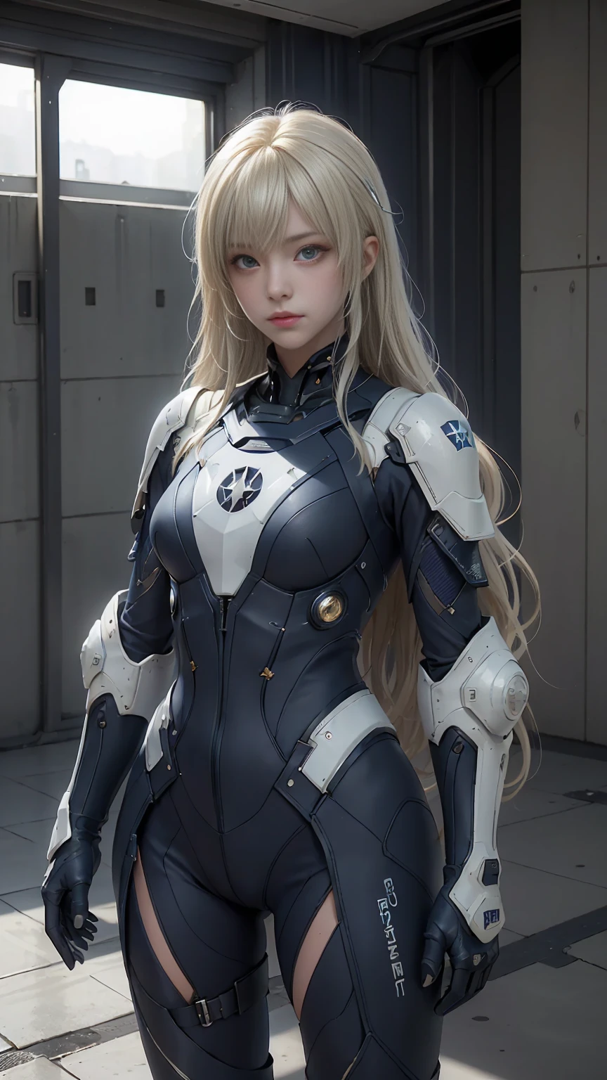 ((最高品質)), ((傑作)), ( 詳細:1.4), 。.。.。.3D, 破壊された都市景観に立つ美しいサイバーパンクの女性の画像,NFSDW ( シームレスな詳細 ),レイトレーシング ...