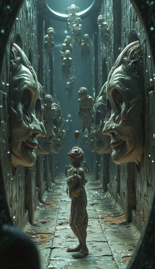 "A tiny funhouse of mirrors reflecting distorted versions of tiny ...