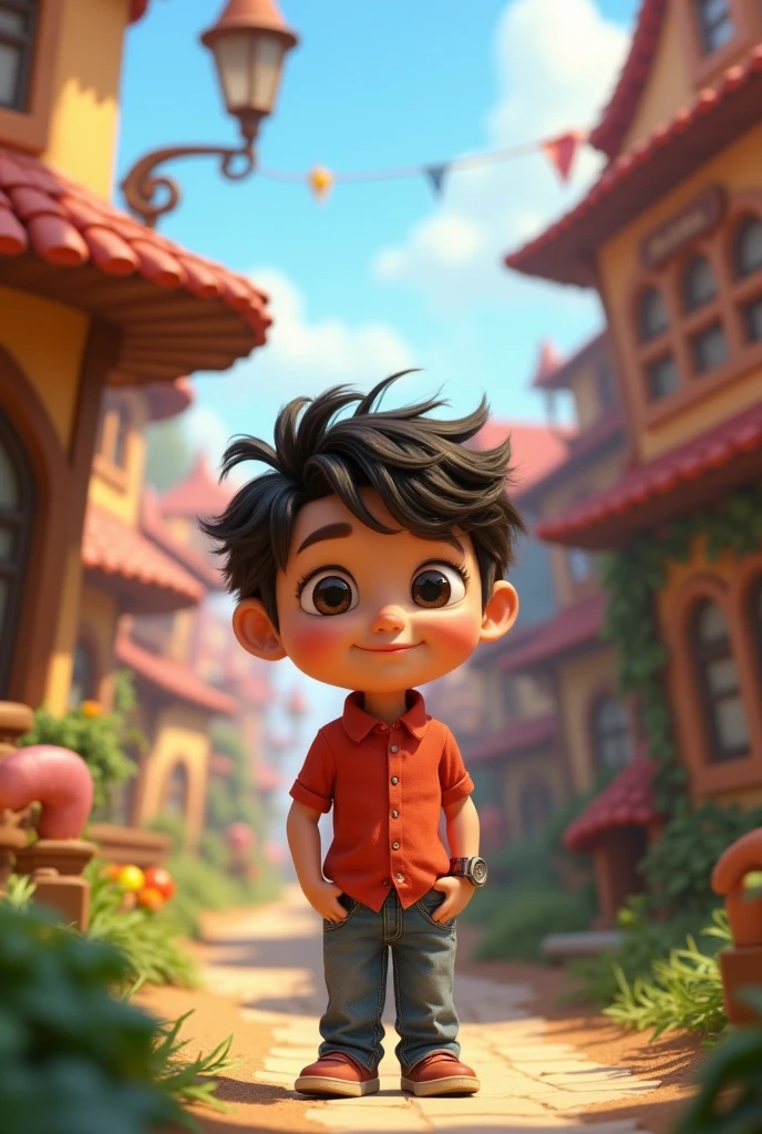 High Quality, 8K Ultra HD, a Disney Pixar style cartoon, leaving ...