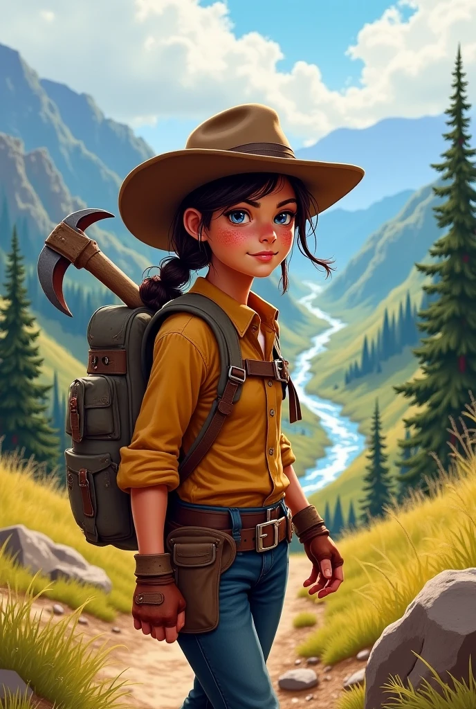 I am a prospector girl - SeaArt AI