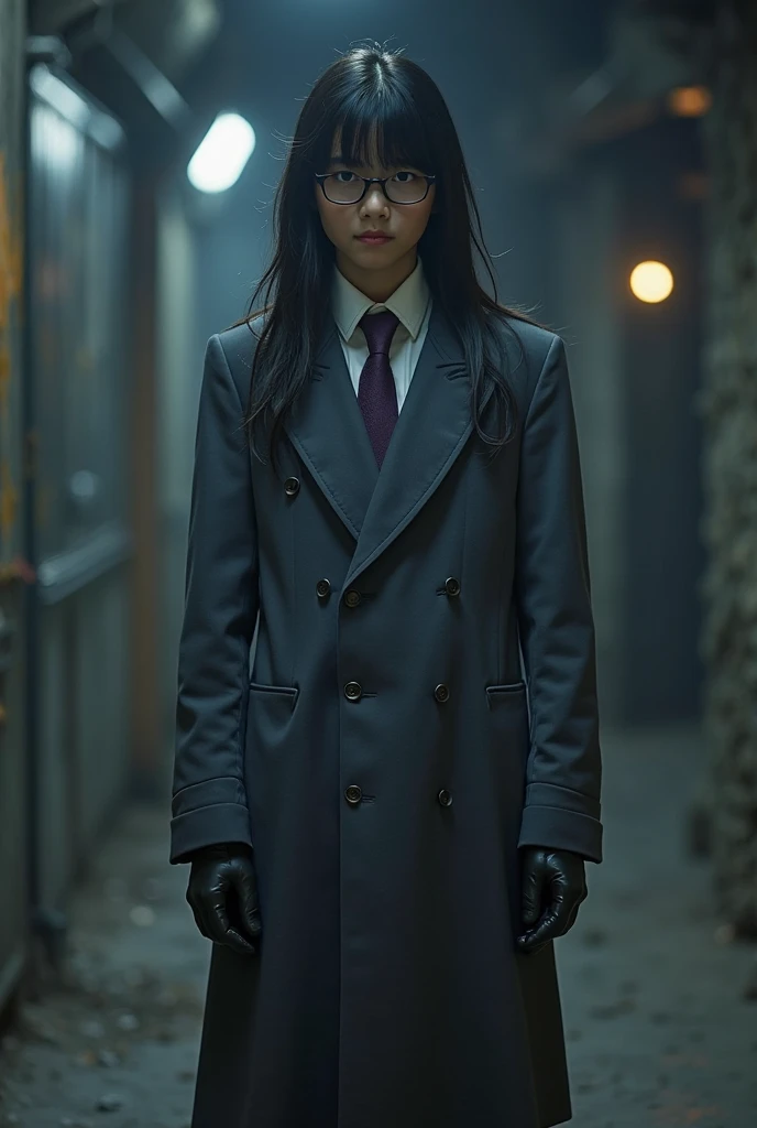 Live action Asian Tween boy With a Stoic Expression VERY Long Flowing ...