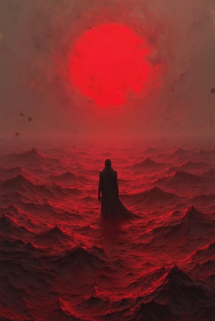 A blood sea - SeaArt AI