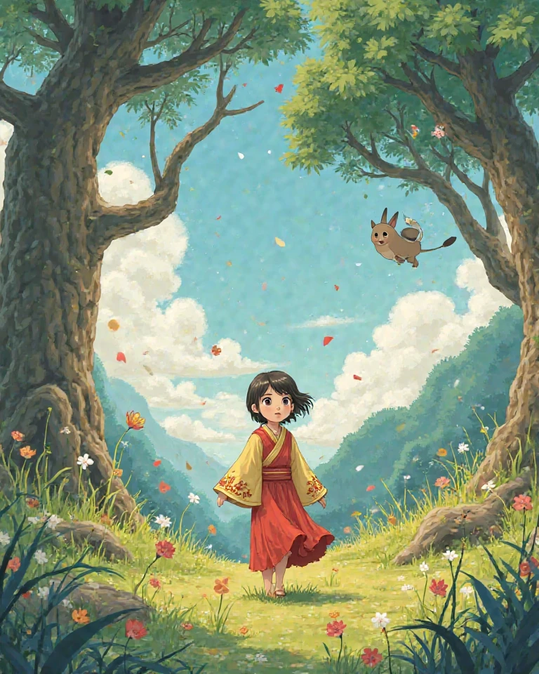 “Adjust this image to the traditional Japanese animation style - SeaArt AI