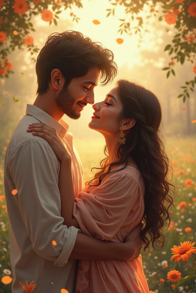 এমন একটা ছবি বানাও যেখানে লেখা থাকবে AYESHA LOVE RIZVI এবং background e ...