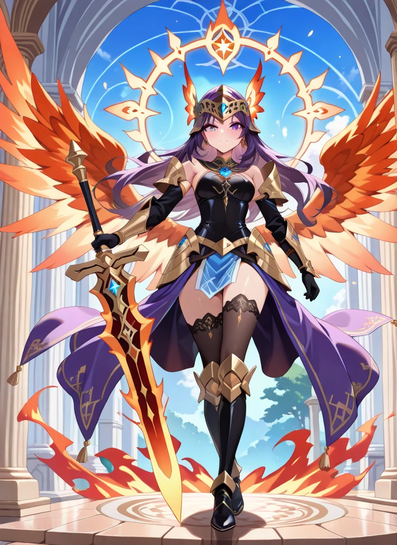 (((masterpiece, best quality, high detailed, 16k))) (1girl) A radiant ...