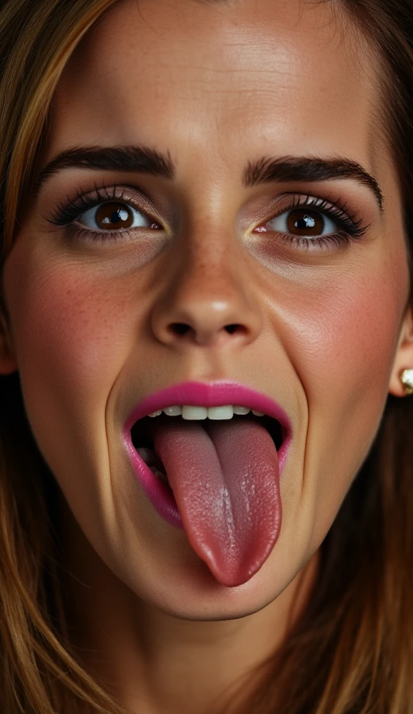 Emma Watson, in the front image very close to her face, high resolution ...