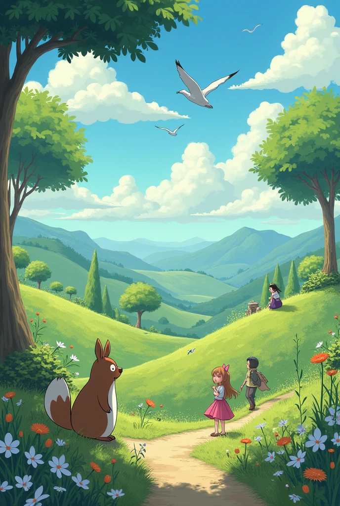 Ghibli-style effect - SeaArt AI