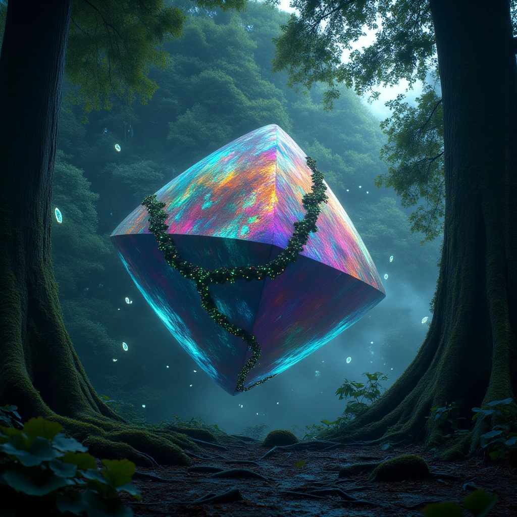 A massive, floating geometric shape—such as a perfect sphere - SeaArt AI